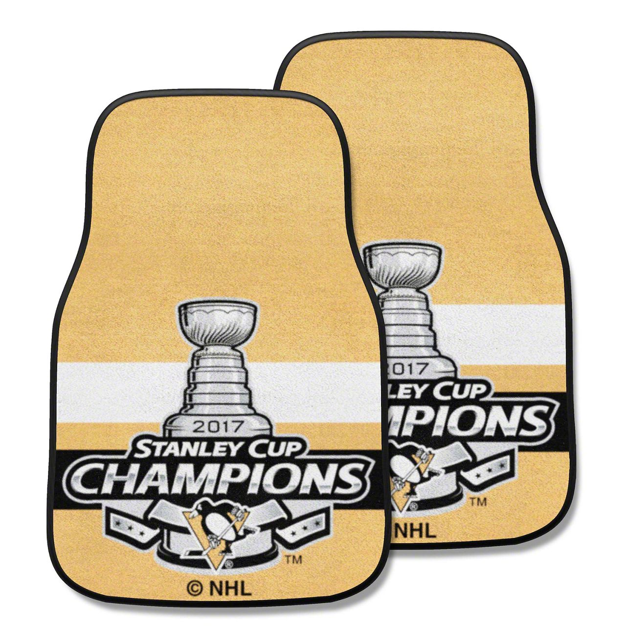 Challenger Carpet Front Floor Mats with Pittsburgh Penguins 2017 NHL ...