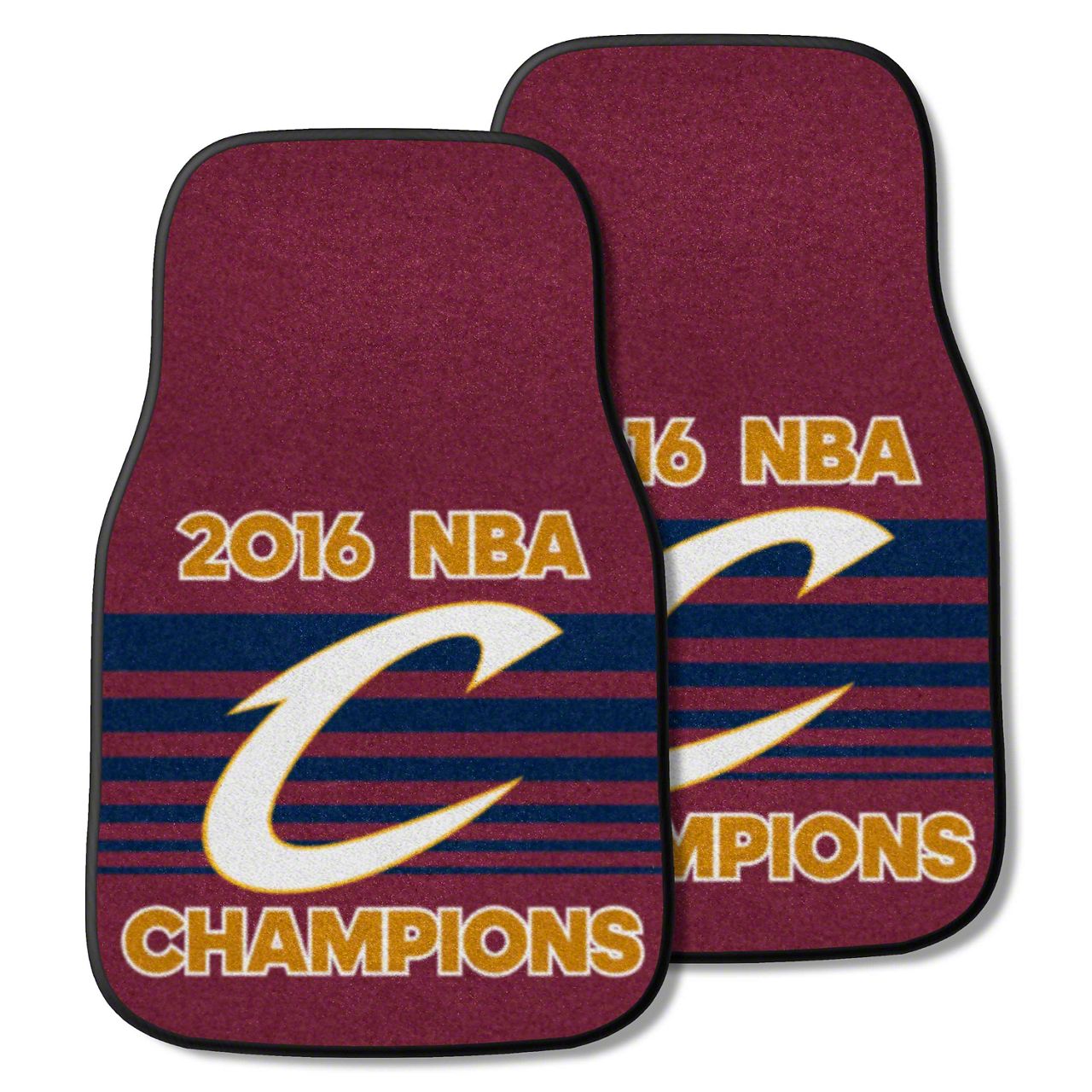Challenger Carpet Front Floor Mats with Cleveland Cavaliers 2016 NBA ...