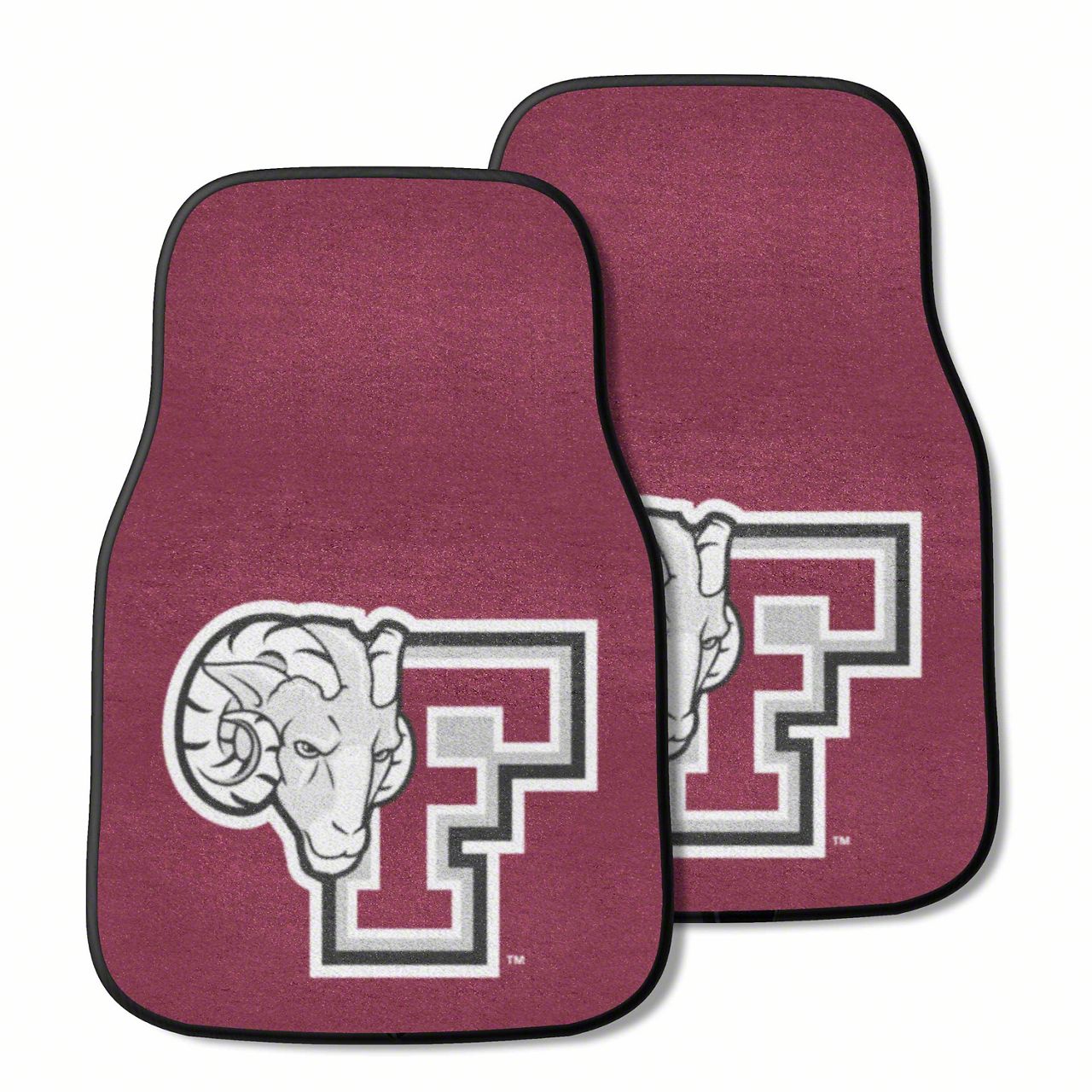Challenger Carpet Front Floor Mats with Fordham University Ram Head ...