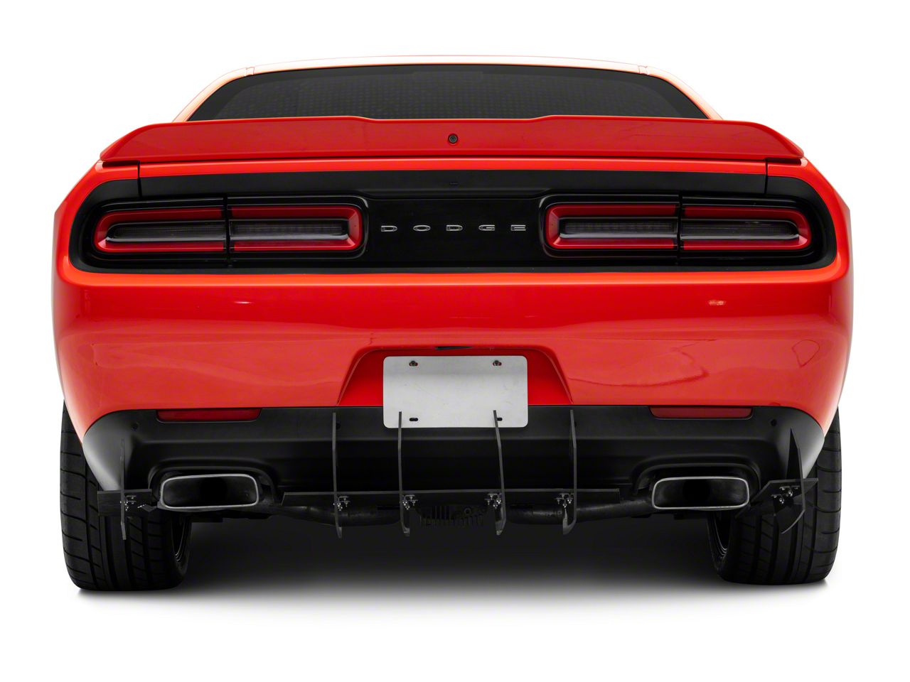 Challenger Centa VR2 Rear Diffuser; Gloss Carbon Fiber (08-23 ...