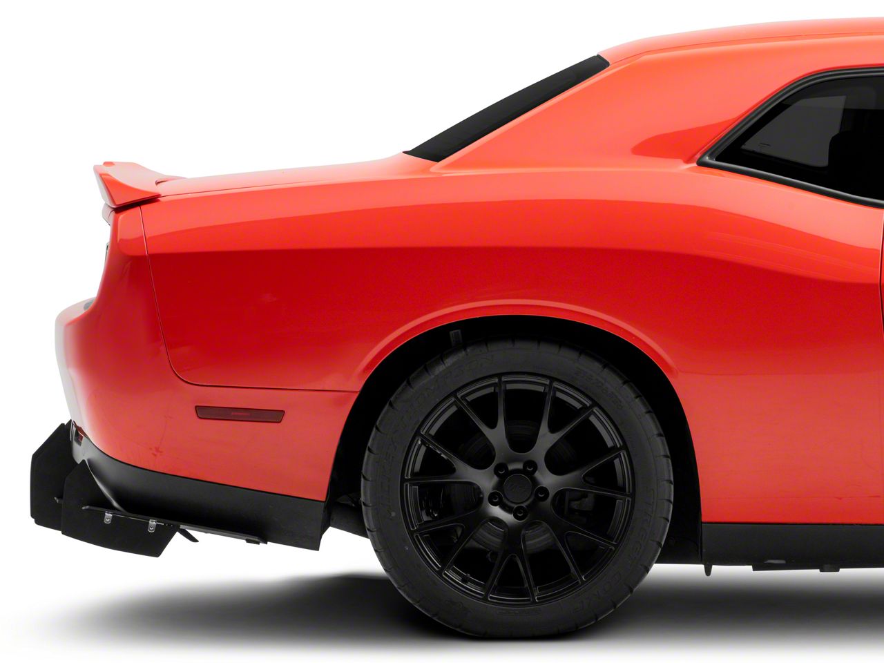 Challenger Centa VR2 Style Rear Diffuser; Matte Black (08-23 Challenger ...