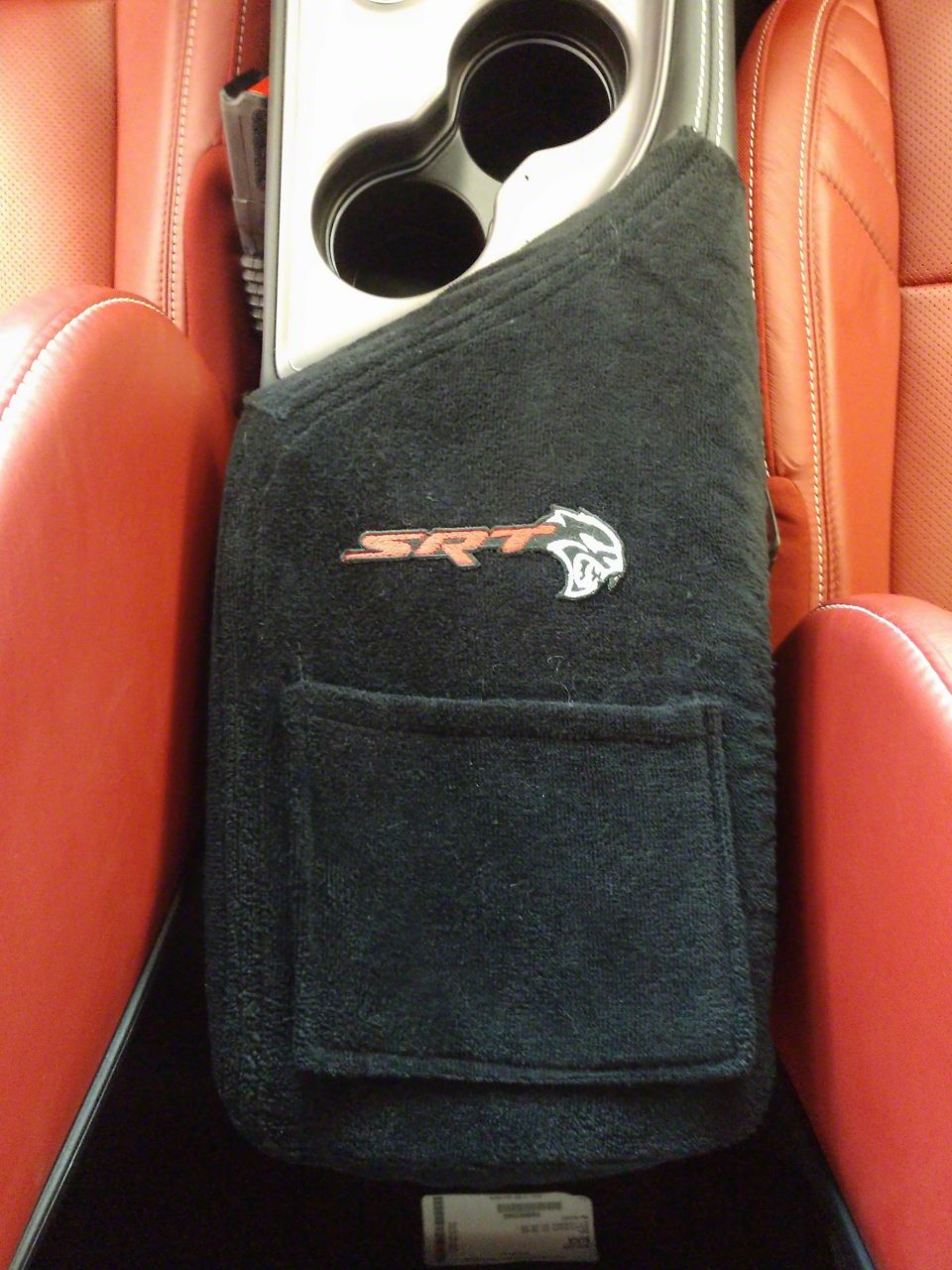 Challenger Center Console Cover with SRT Hellcat Logo (15-23 Challenger ...
