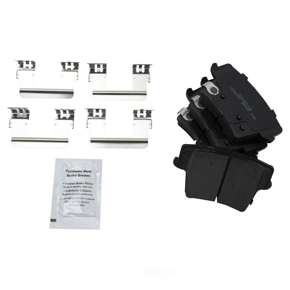 Challenger Ceramic Brake Pads; Front and Rear (08-23 Challenger w/ 13. ...