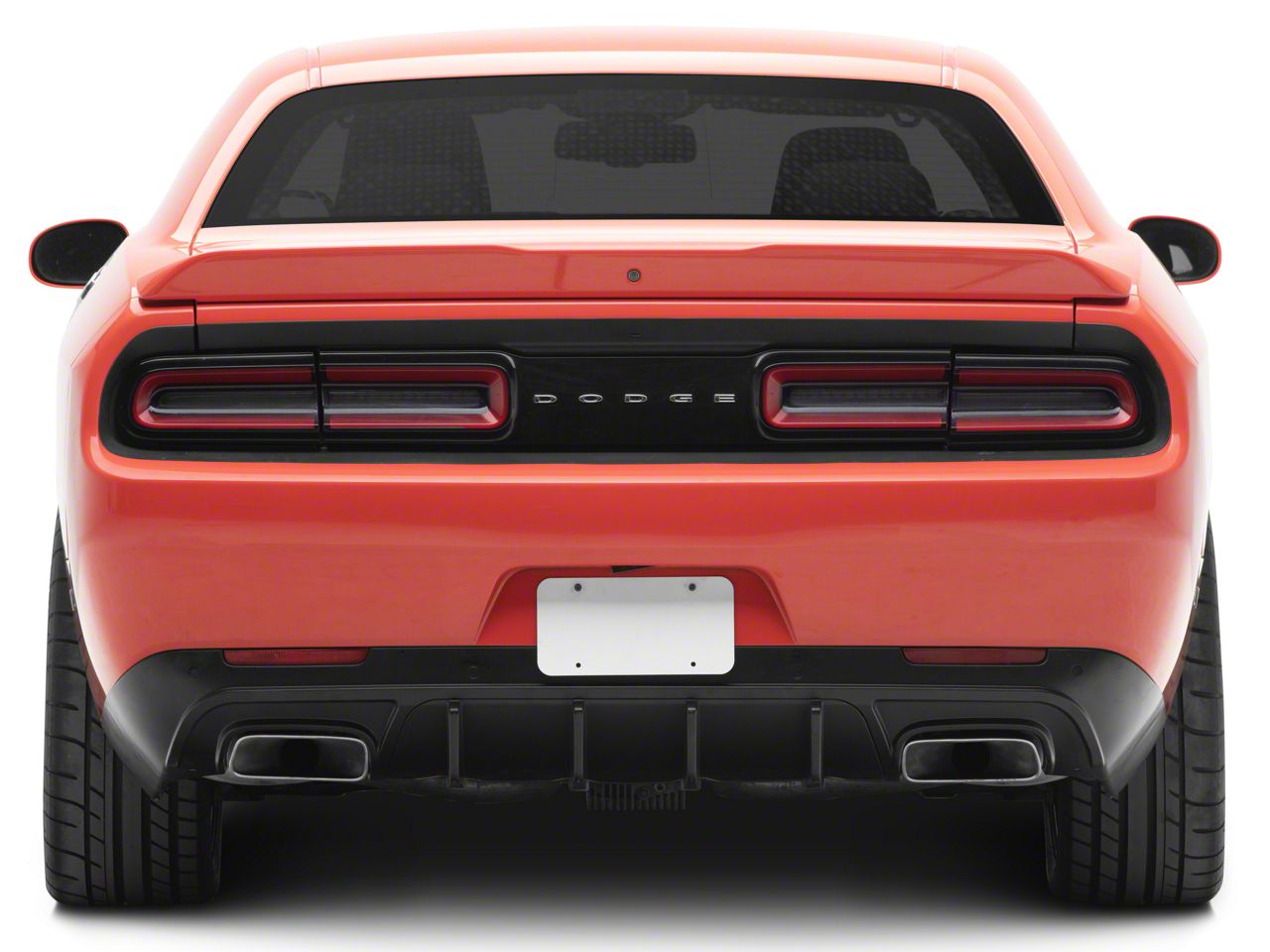 Challenger CP Style Rear Diffuser; Matte Black (15-23 Challenger ...