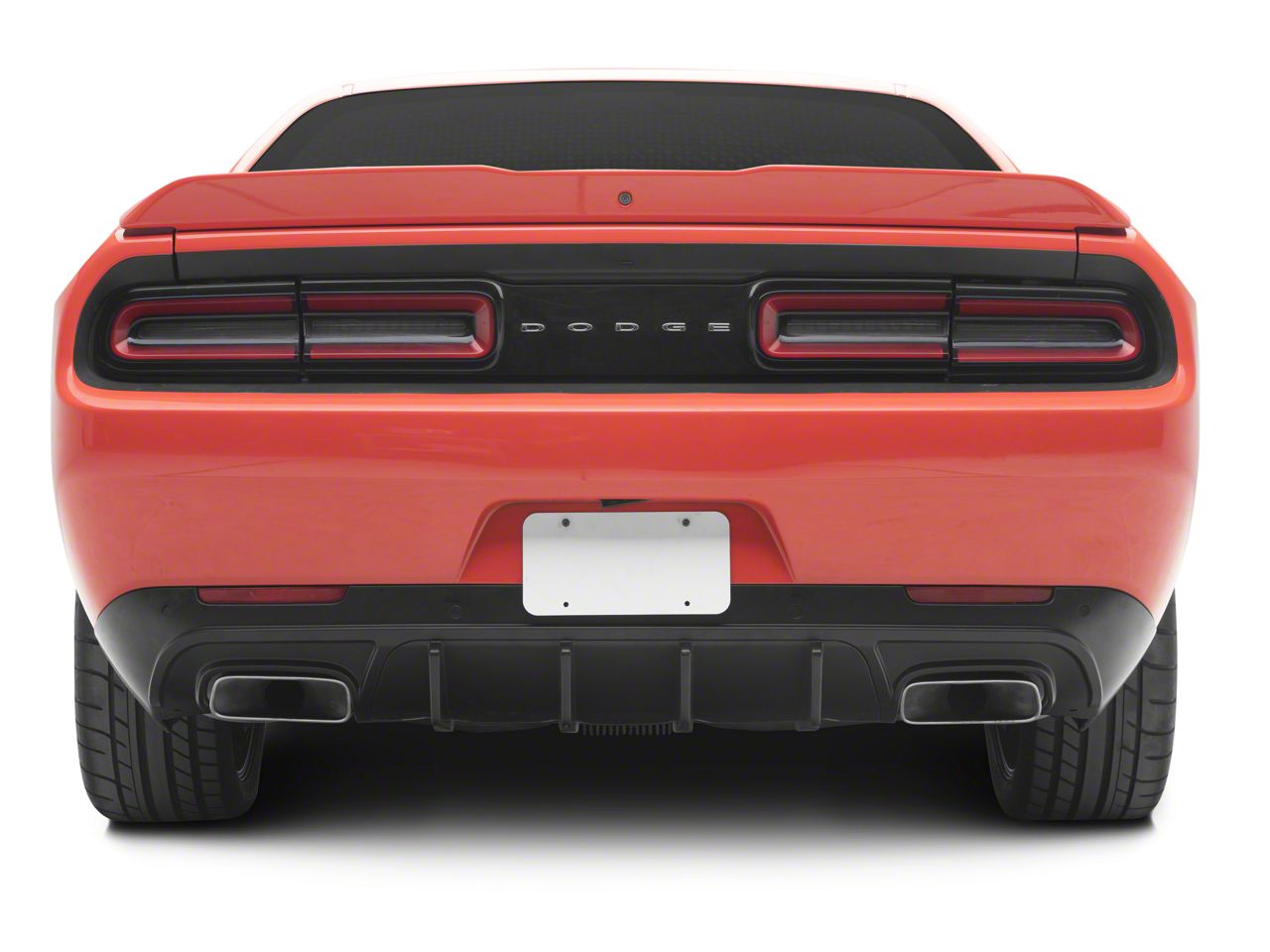 Challenger CP Style Rear Diffuser; Matte Black (15-23 Challenger ...
