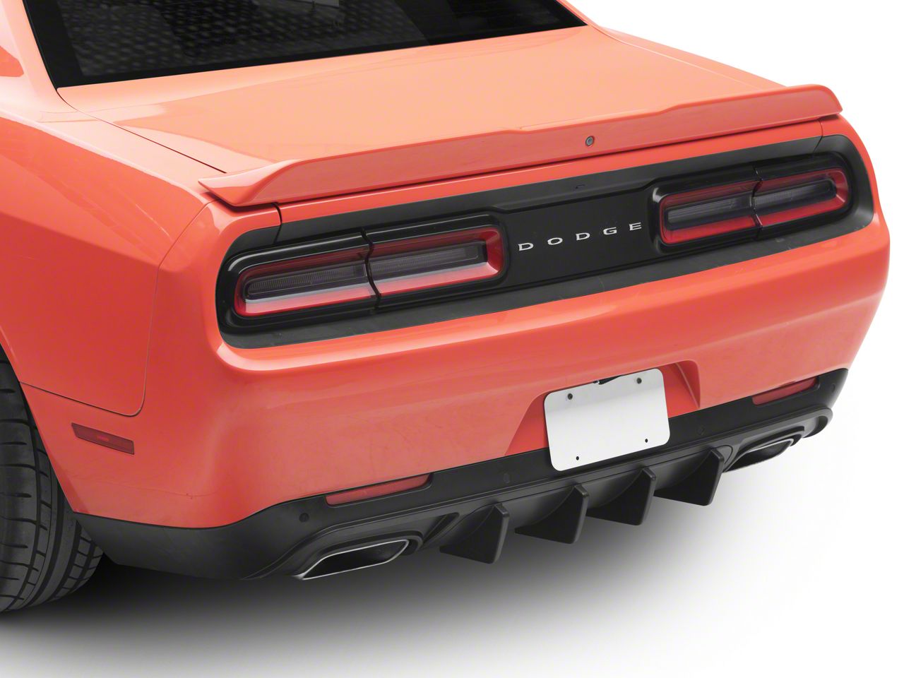 Challenger CP Style Rear Diffuser; Matte Black (15-23 Challenger ...