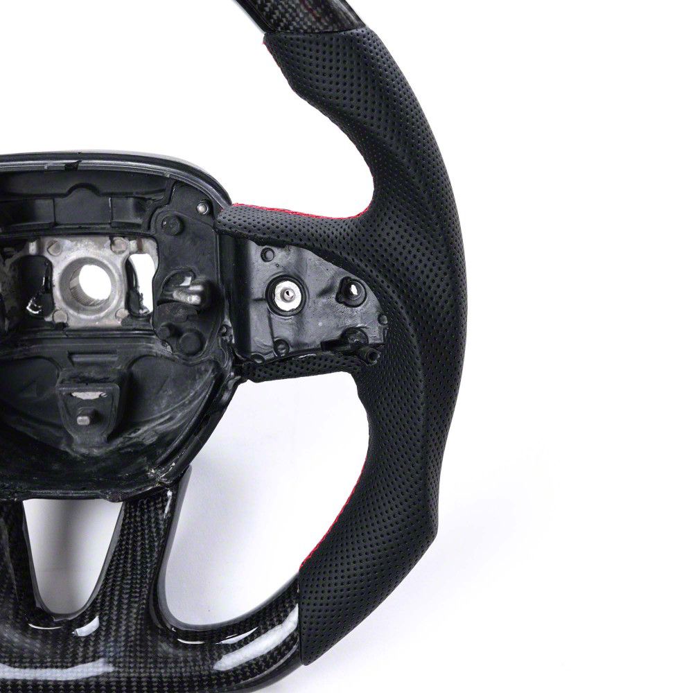 Challenger Custom Carbon Fiber Steering Wheel with LED Dash Display (15 ...