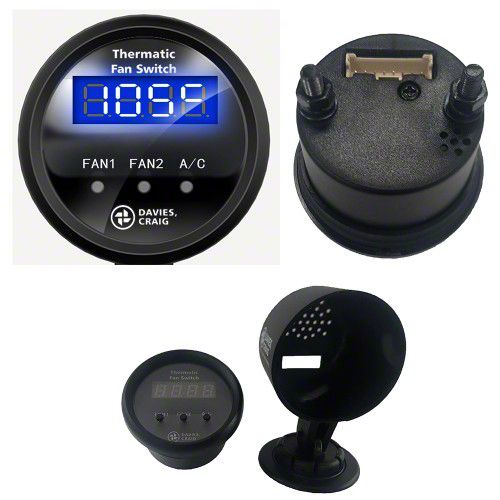 Challenger Digital Gauge Fan and EWP Switch Kit (Universal; Some ...