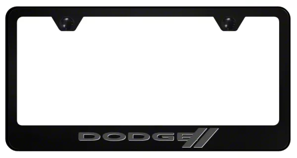 Challenger Dodge License Plate Frame; Ghost (Universal; Some Adaptation ...