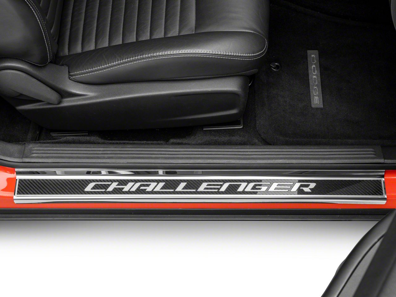 Challenger Door Sill Plates Carbon Fiber 08 23 Challenger Free Shipping