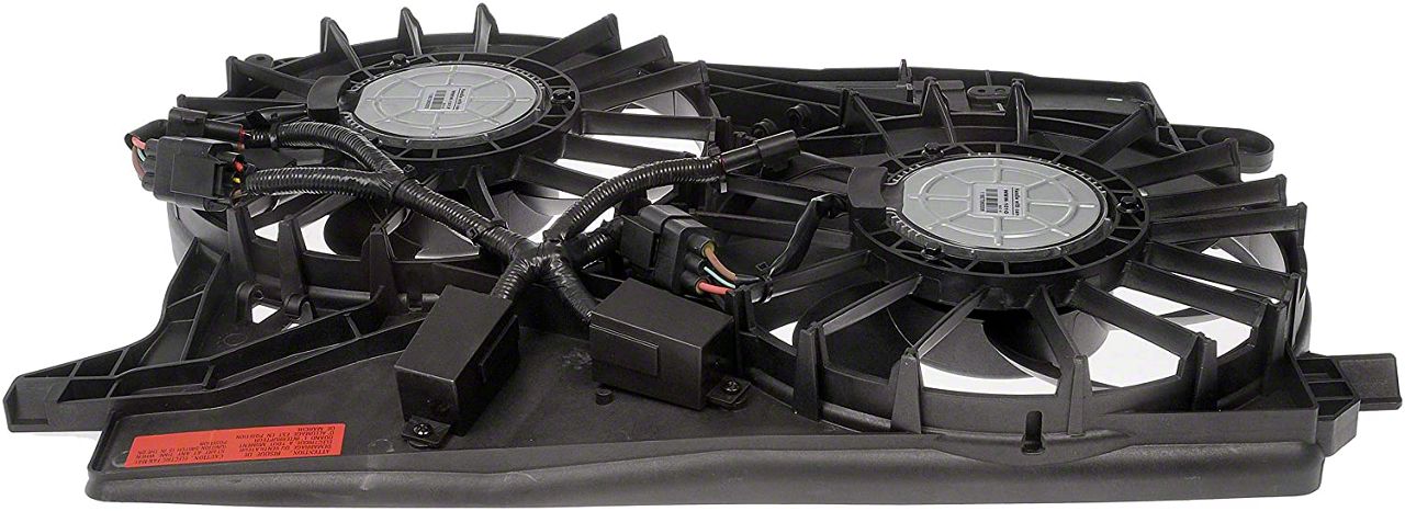 Challenger Dual Fan Assembly with Brushless Motors (08-23 6.1L HEMI, 6 ...