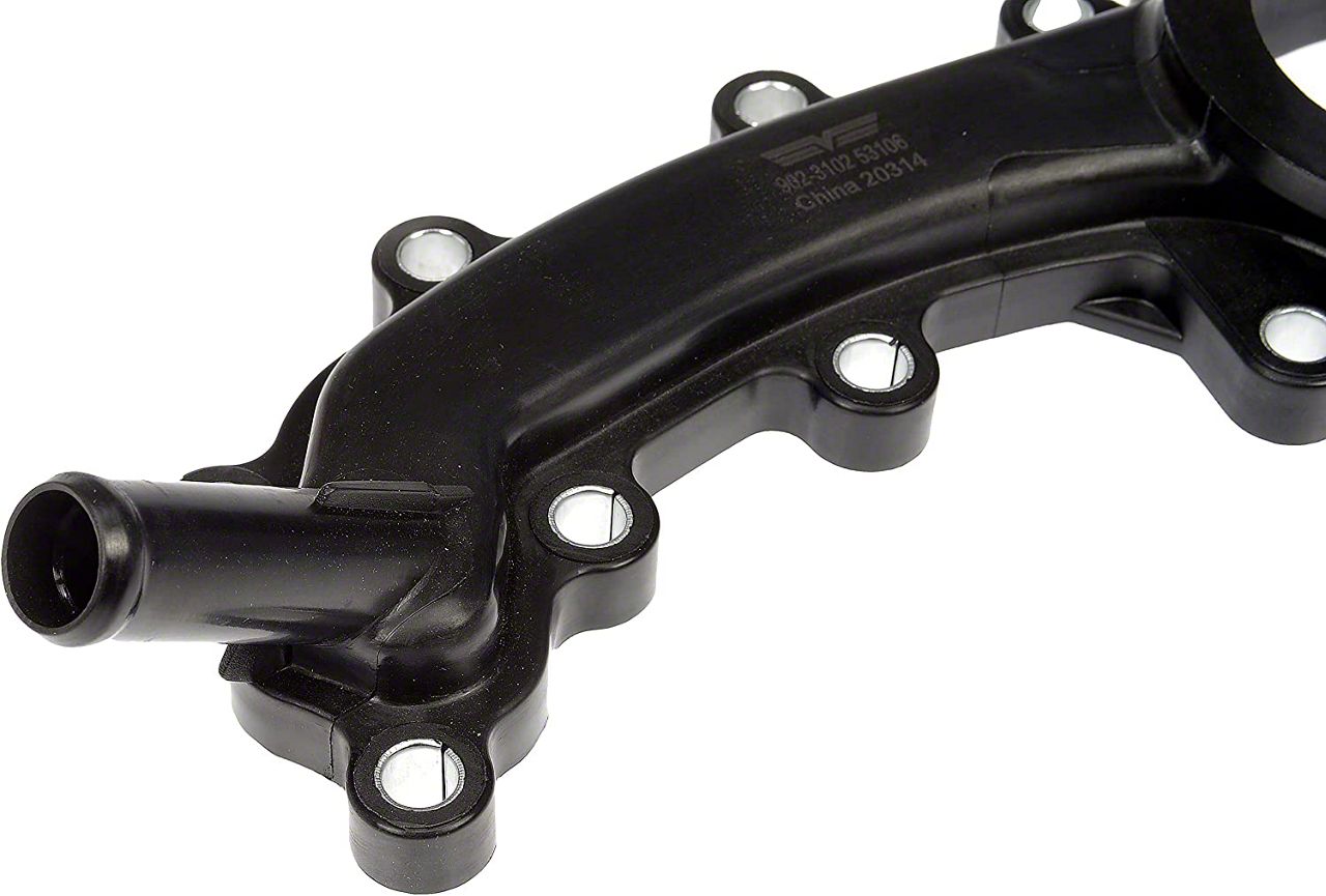 Challenger Engine Coolant Crossover Pipe; Standard Design (11-19 3.6L ...