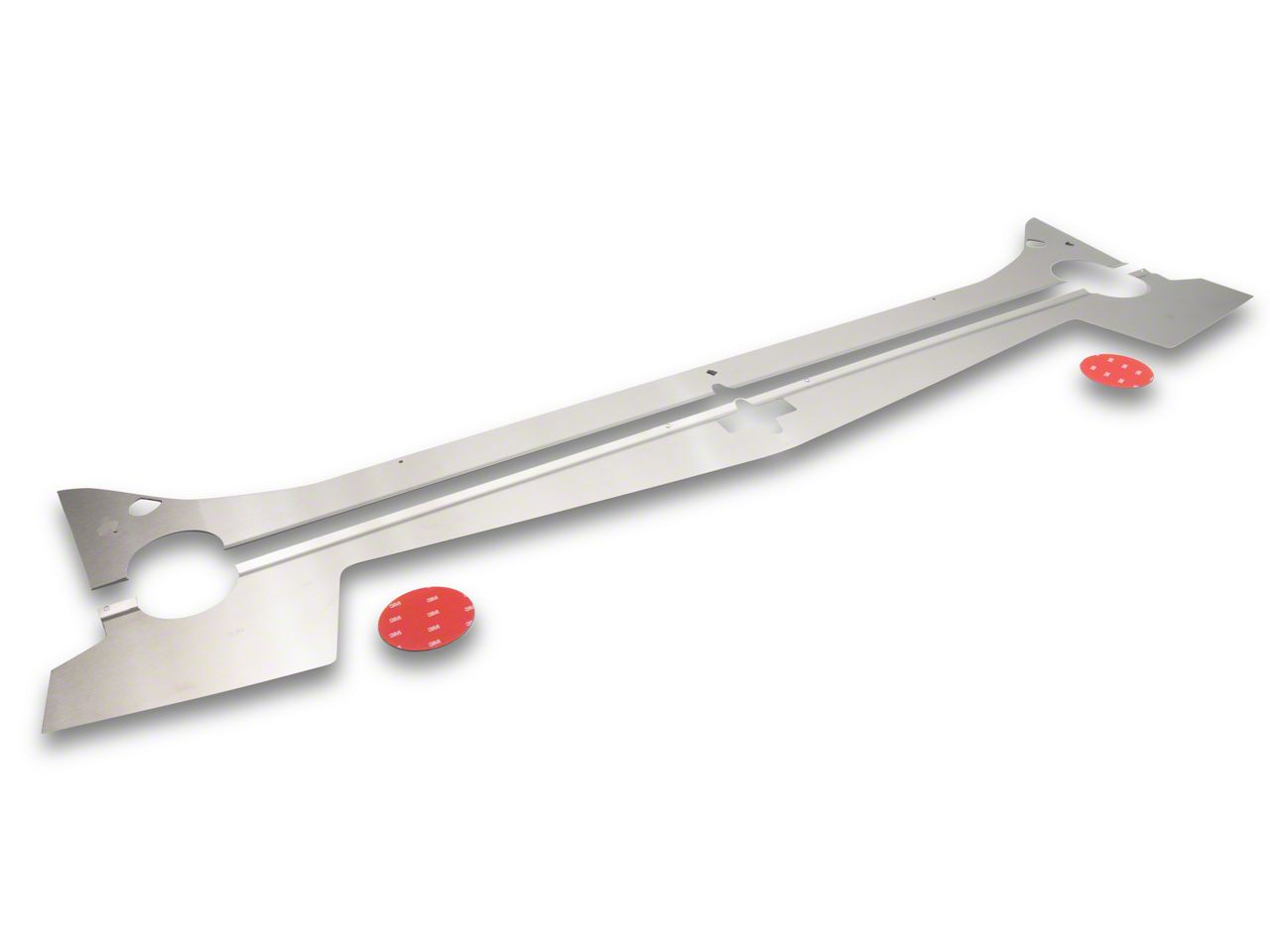 Challenger Engine Header Plate; Brushed (08-23 Challenger) - Free Shipping