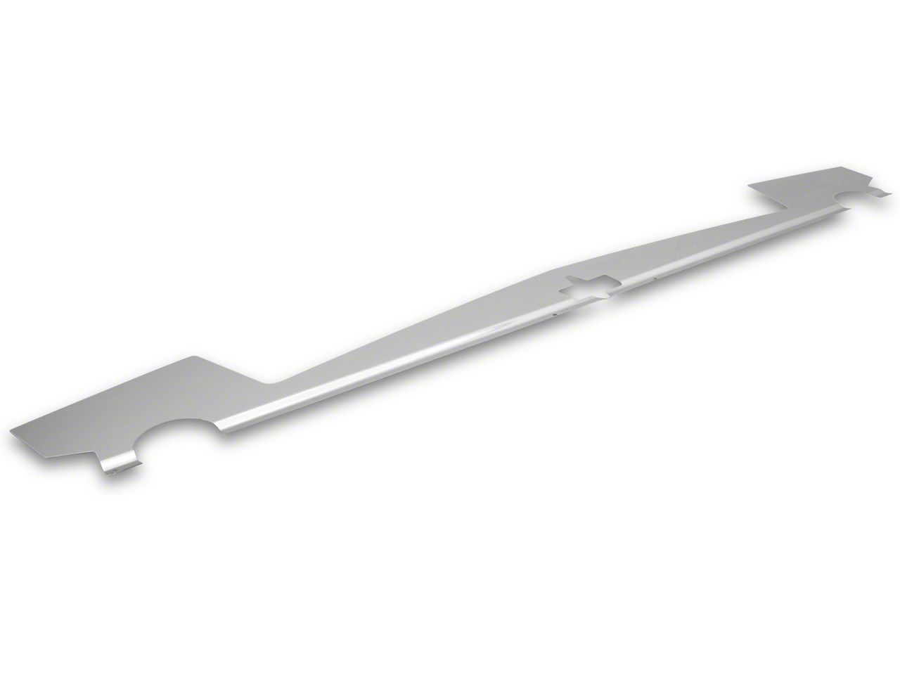 Challenger Engine Header Plate; Polished (08-23 Challenger) - Free Shipping