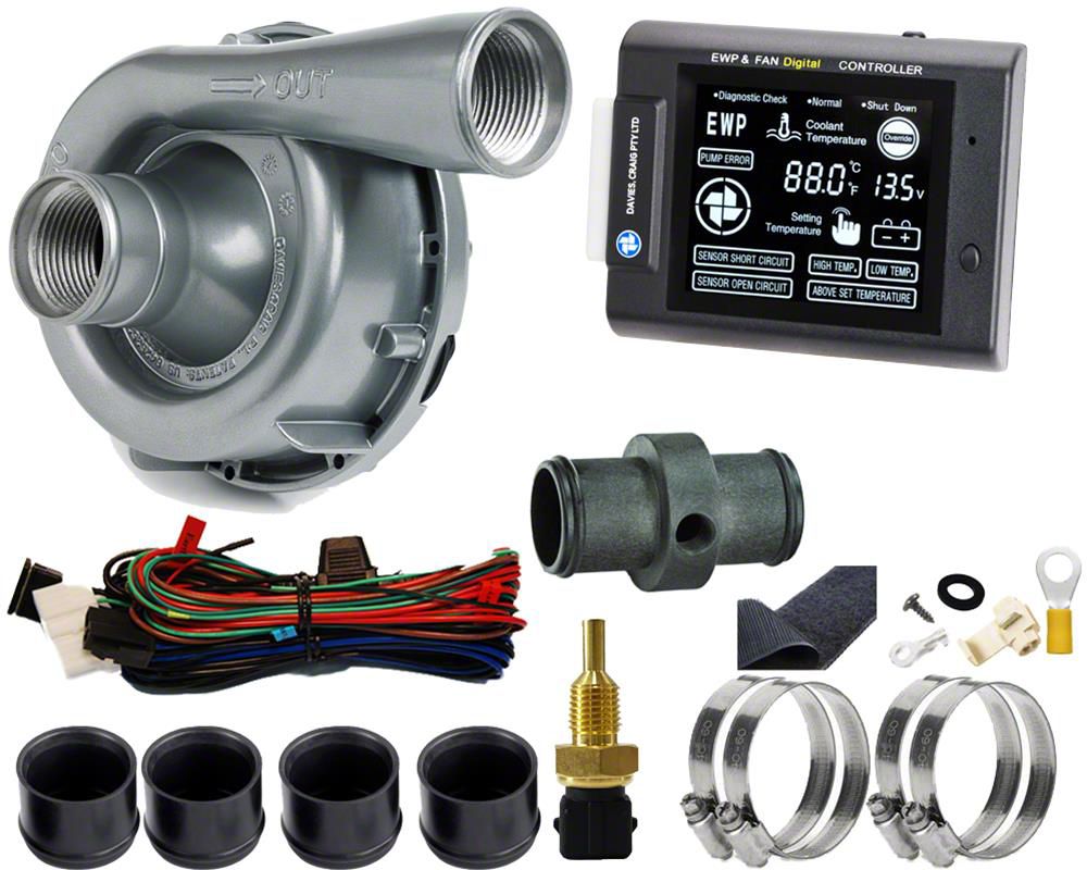 Challenger EWP150 Alloy Remote Electric Water Pump and Controller Combo ...