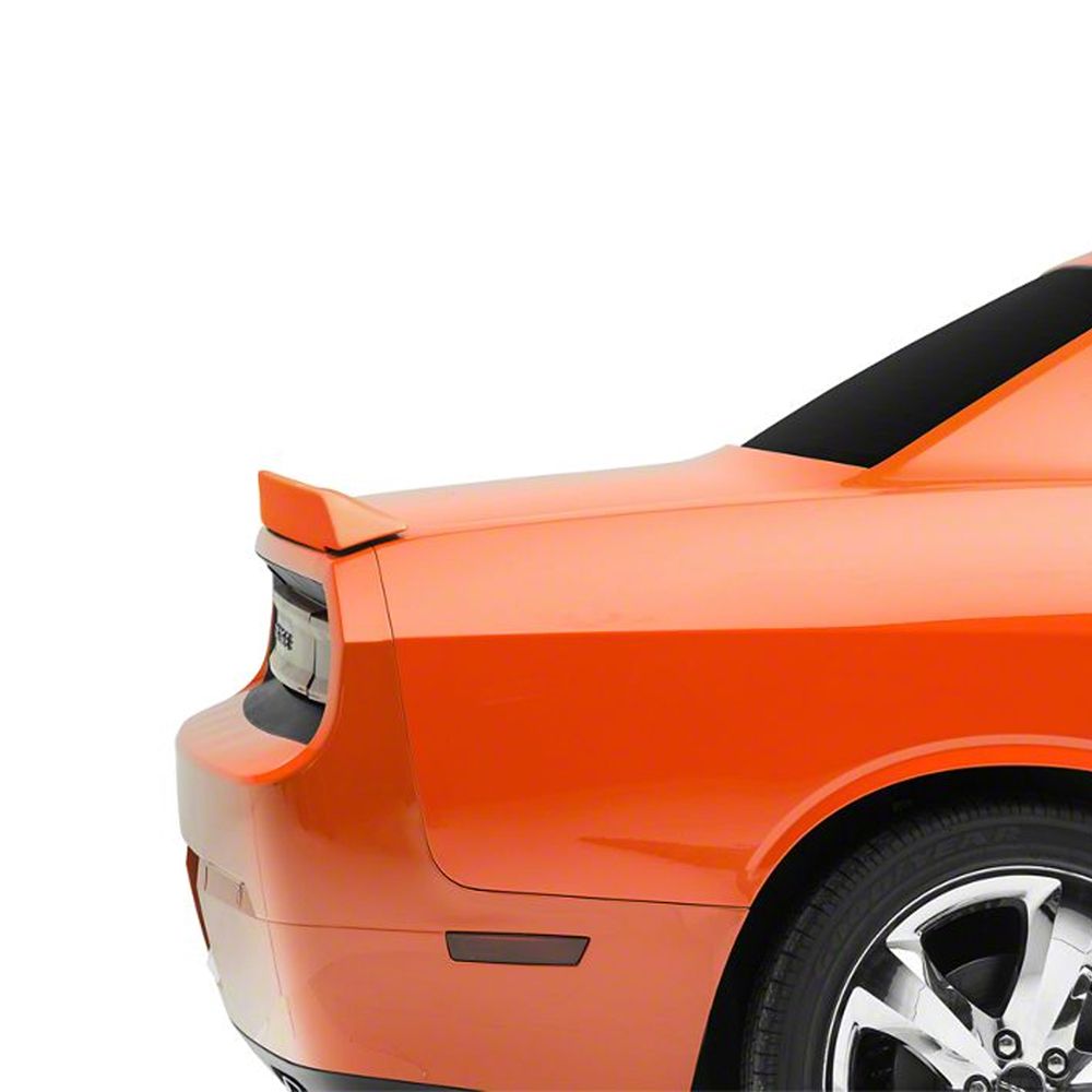 Challenger Factory Style Flush Mount Rear Deck Spoiler; Hemi Orange ...