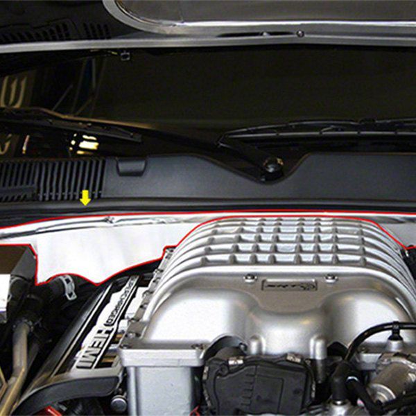 Challenger False Firewall; Brushed (15-23 Challenger SRT Hellcat, SRT ...