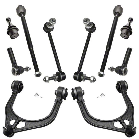 Challenger Front Upper Control Arms with Ball Joints, Sway Bar Links ...