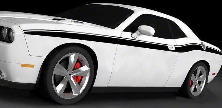 2008-2023 Dodge Challenger Rocker Panel & Side Stripes | AmericanMuscle