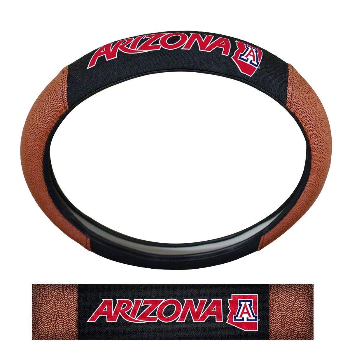 Challenger Grip Steering Wheel Cover with University of Arizona Logo ...