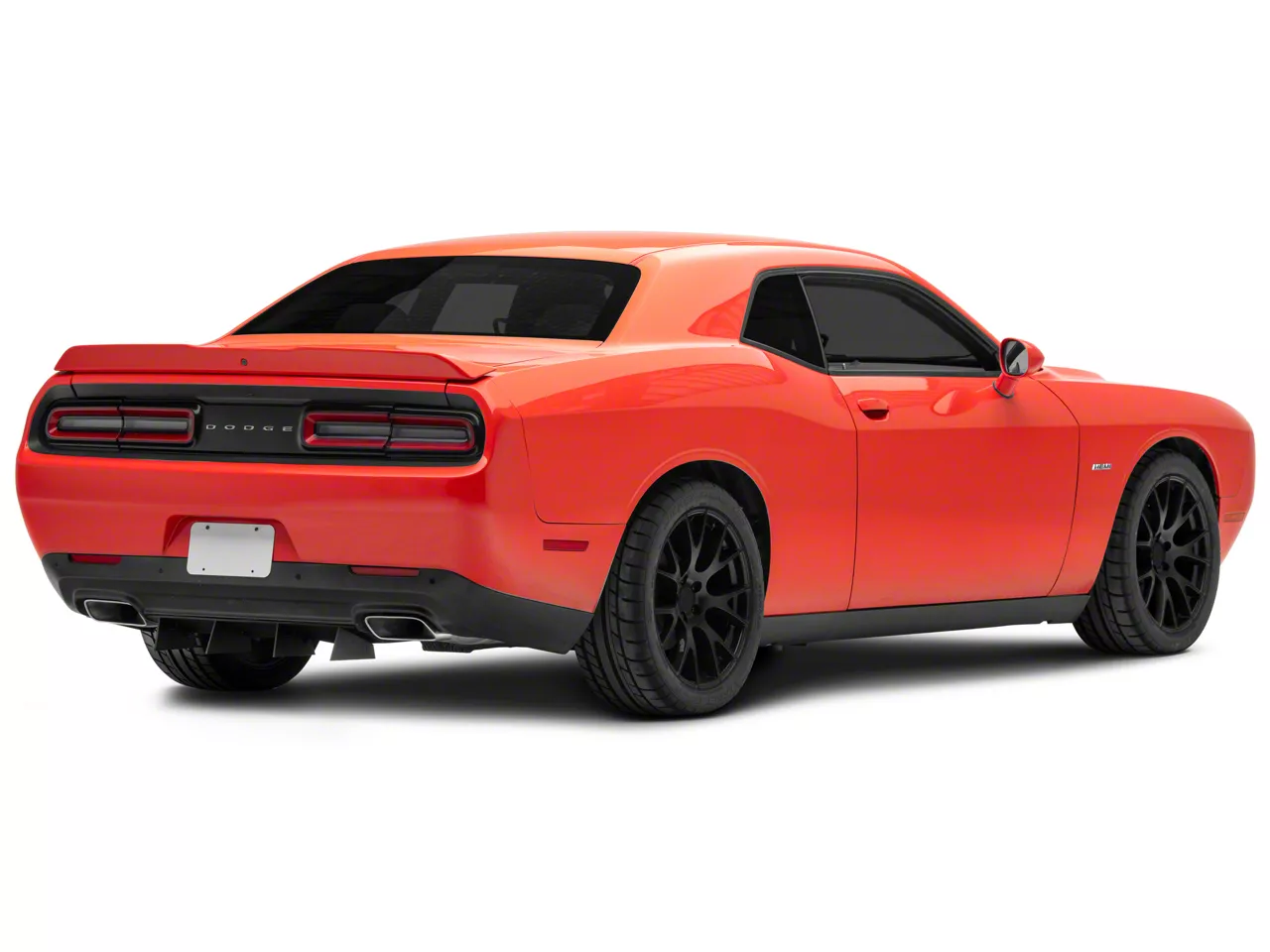 Challenger HDPE Rear Diffuser V2; Matte Black (15-23 Challenger) - Free ...