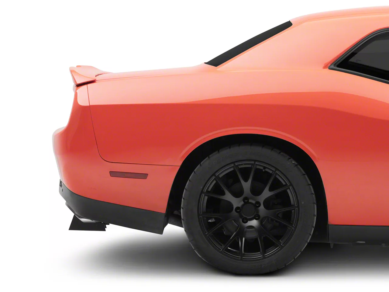 Challenger HDPE Rear Diffuser V2; Matte Black (15-23 Challenger) - Free ...