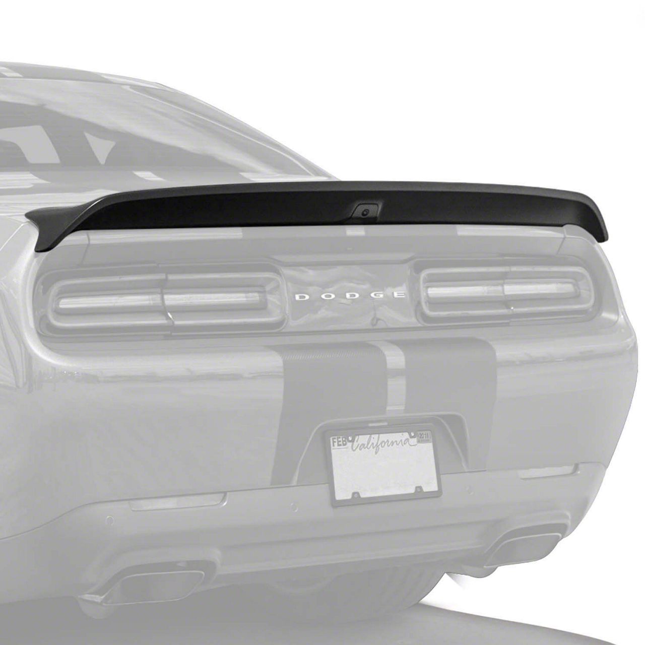 Challenger Hellcat Redeye Style Rear Spoiler with Backup Camera Hole ...