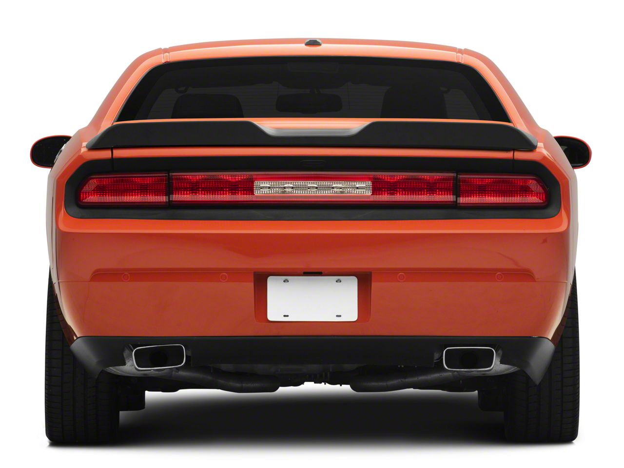 Challenger Hellcat Style Rear Spoiler; Matte Black (08-23 Challenger w ...