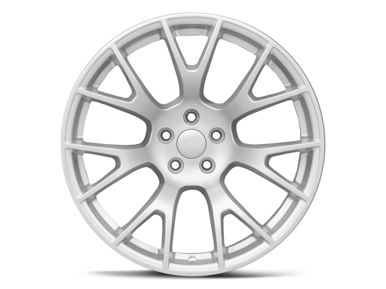 Challenger Hellcat Widebody Style Matte Silver Wheel; 20x11; -2.5mm ...