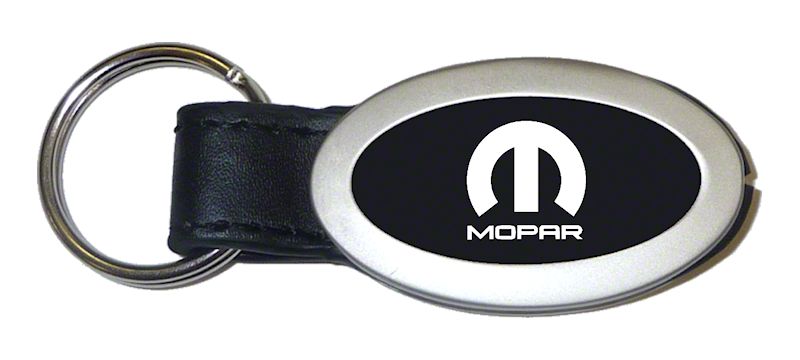 Challenger Key Chain; Mopar Oval Key Fob