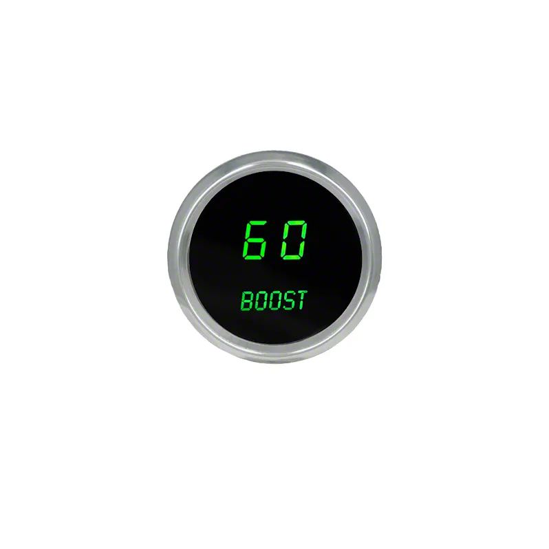 Challenger LED Analog Bargraph Boost Gauge with Chrome Bezel; 2-1/16 ...