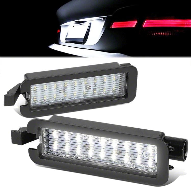Challenger LED License Plate Lights; White (15-20 Challenger) - Free ...