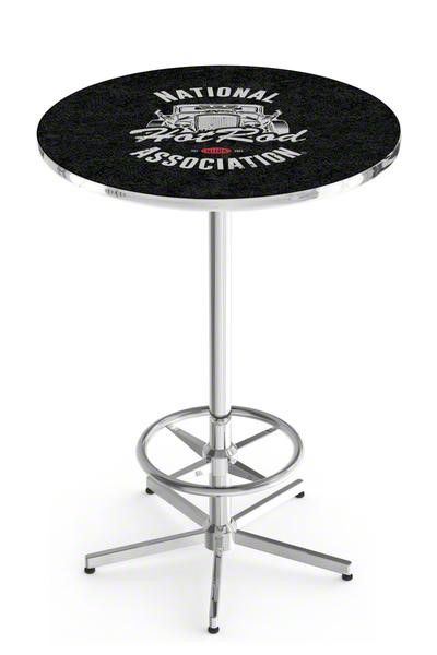 Challenger NHRA Hot Rod Pub Table; 42-Inch with 36-Inch Diameter Top ...