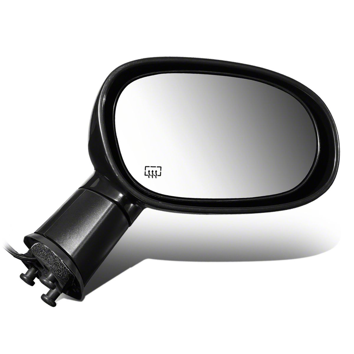 Challenger OE Style Powered Heated Side Mirror; Black; Passenger Side ...