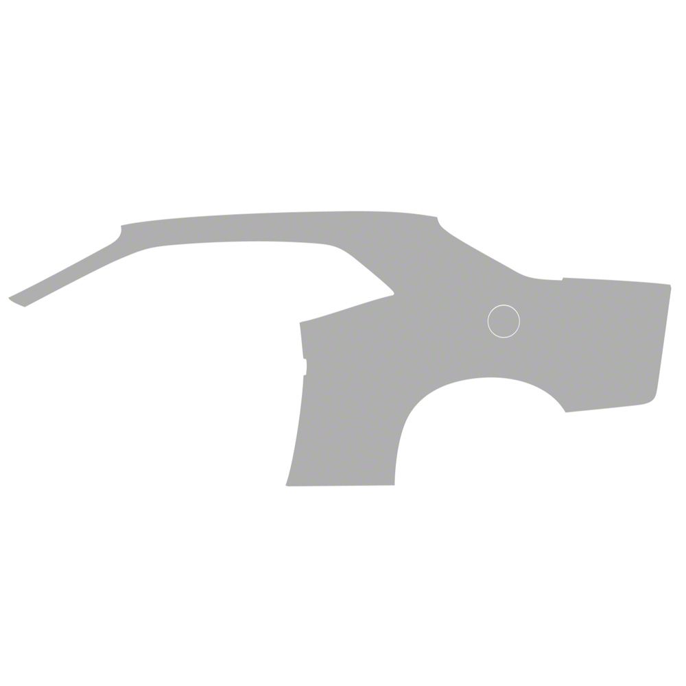 Challenger Paint Protection PPF Pre-Cut Kit; Full Driver Side Rear ...