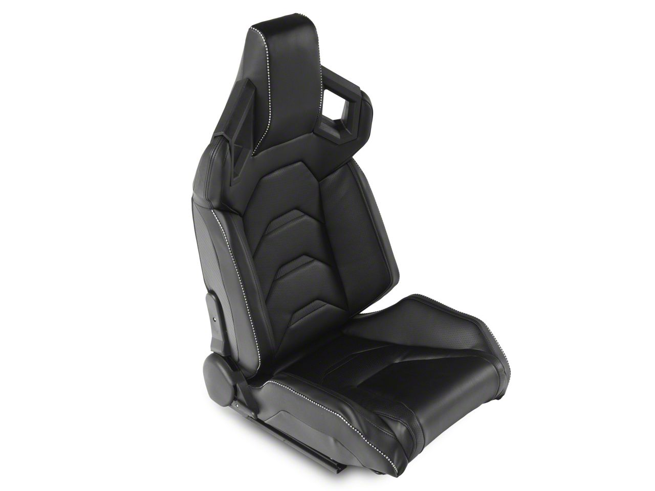 Challenger Perforated Vinyl Racing Bucket Seats with Seat Sliders ...