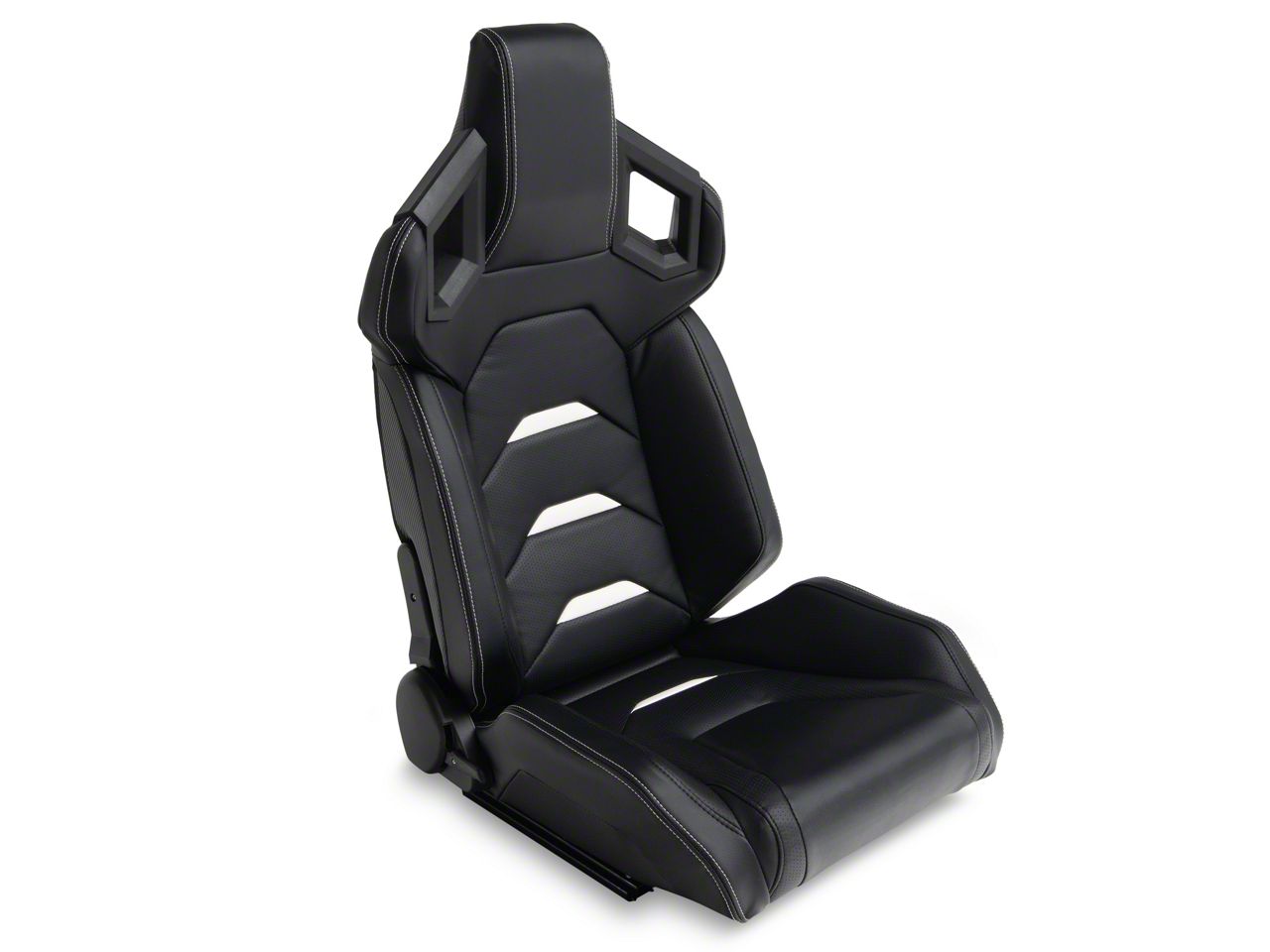 Challenger Perforated Vinyl Racing Bucket Seats with Seat Sliders ...