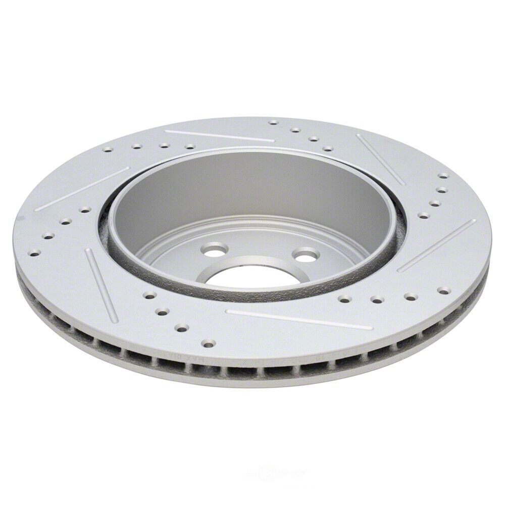 Challenger Performance Drilled and Slotted Rotors; Front and Rear (08 ...