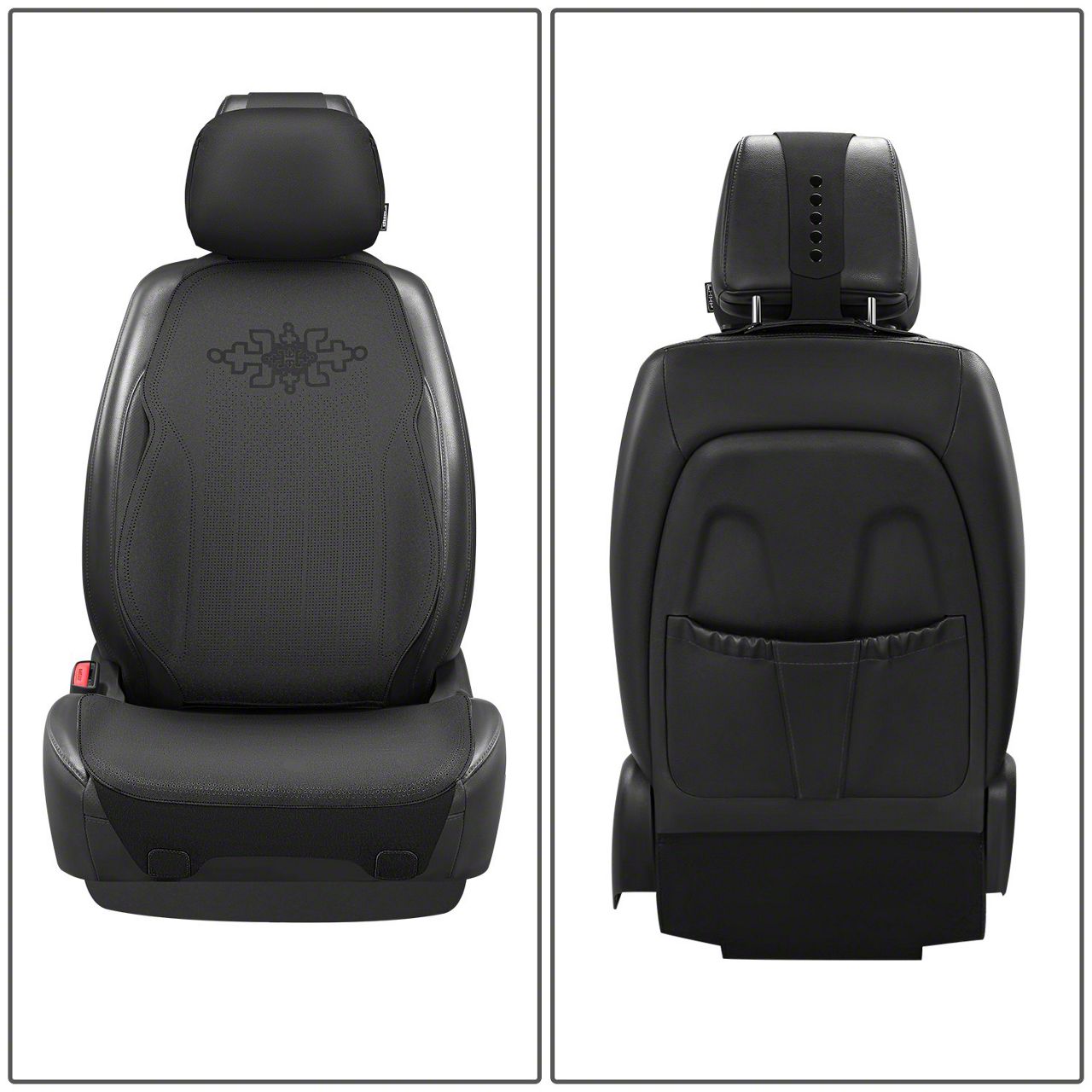 Challenger Protex Plus Series Front Seat Covers; Black (Universal; Some ...