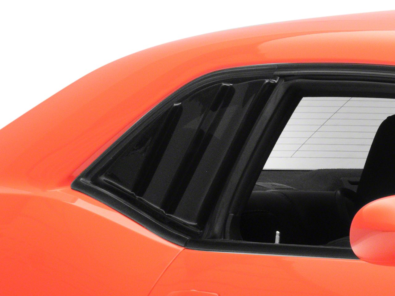 Challenger Quarter Window Covers; Smoked (08-23 Challenger) - Free Shipping