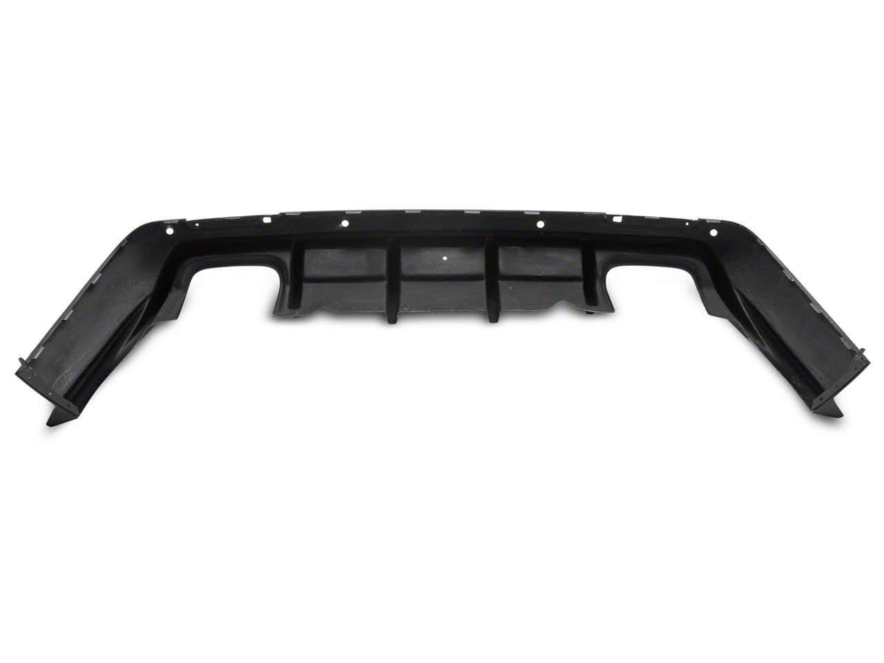 Challenger RC Rear Diffuser; Gloss Carbon Fiber (15-23 Challenger ...