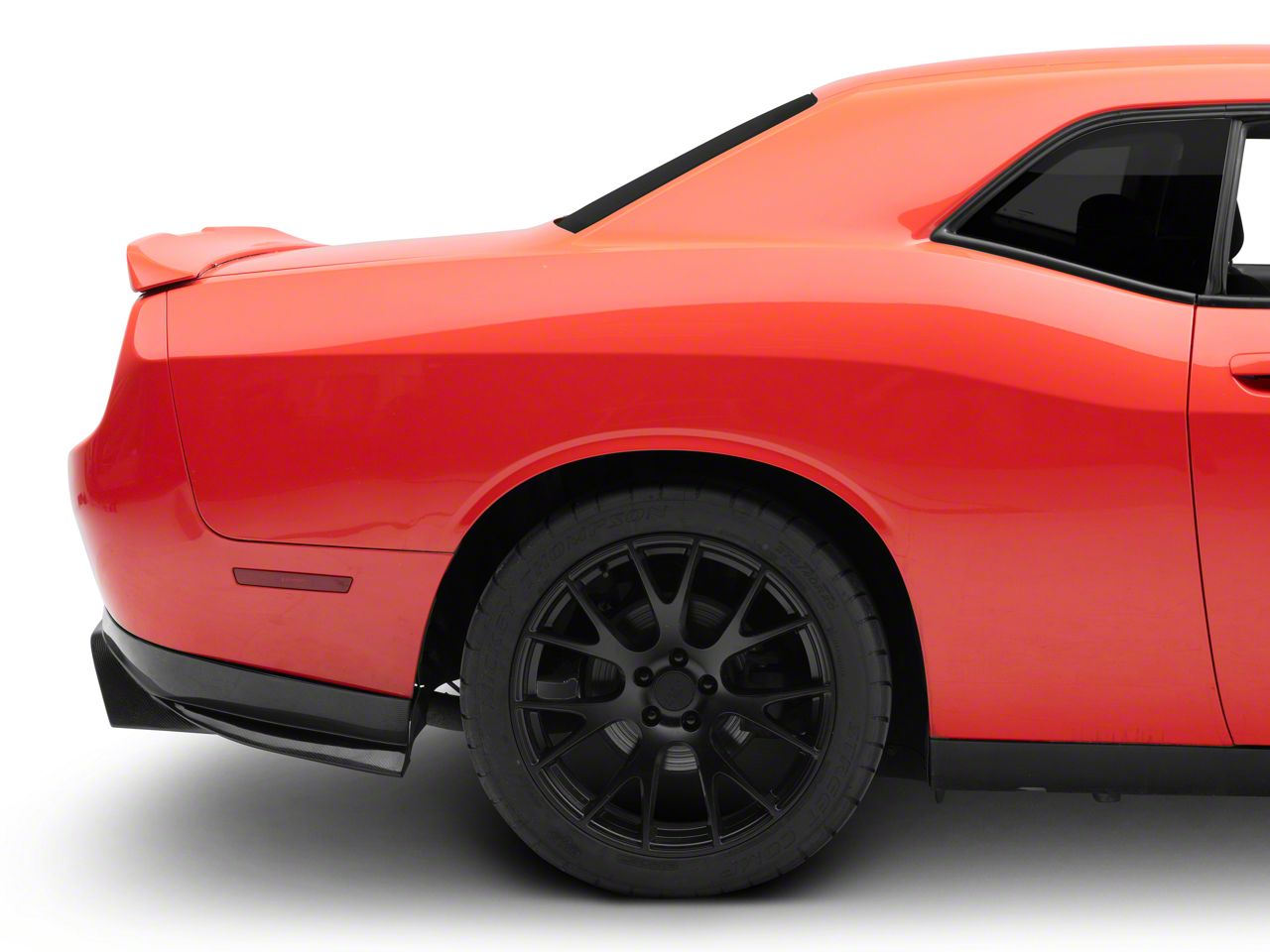 Challenger RC Rear Diffuser; Gloss Carbon Fiber (15-23 Challenger ...