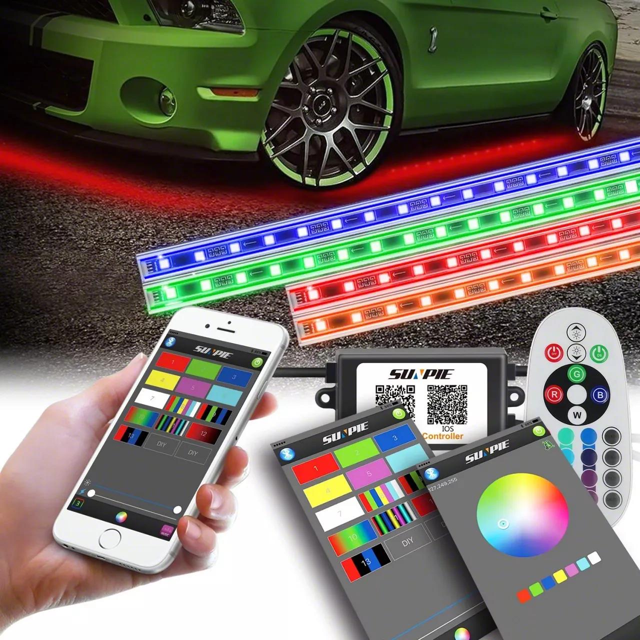 Challenger RGB LED Underglow Lighting Kit (Universal; Some Adaptation ...