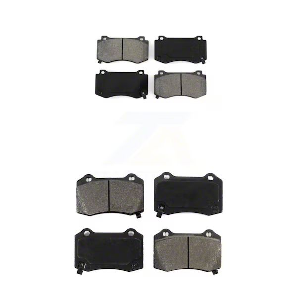Challenger Semi-Metallic Brake Pads; Front and Rear (08-23 Challenger w ...