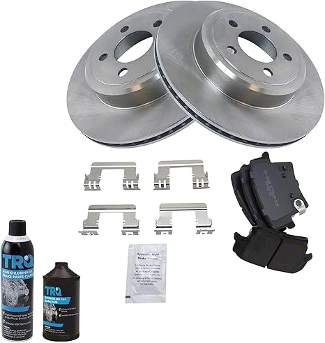 Challenger Semi-Metallic Brake Rotor and Pad Kit; Rear (08-14 ...