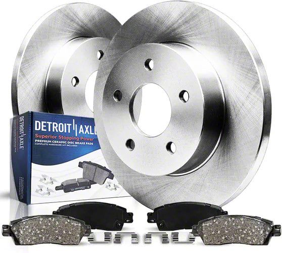 Challenger Solid Brake Rotor and Pad Kit; Rear (09-20 RWD Challenger SE ...