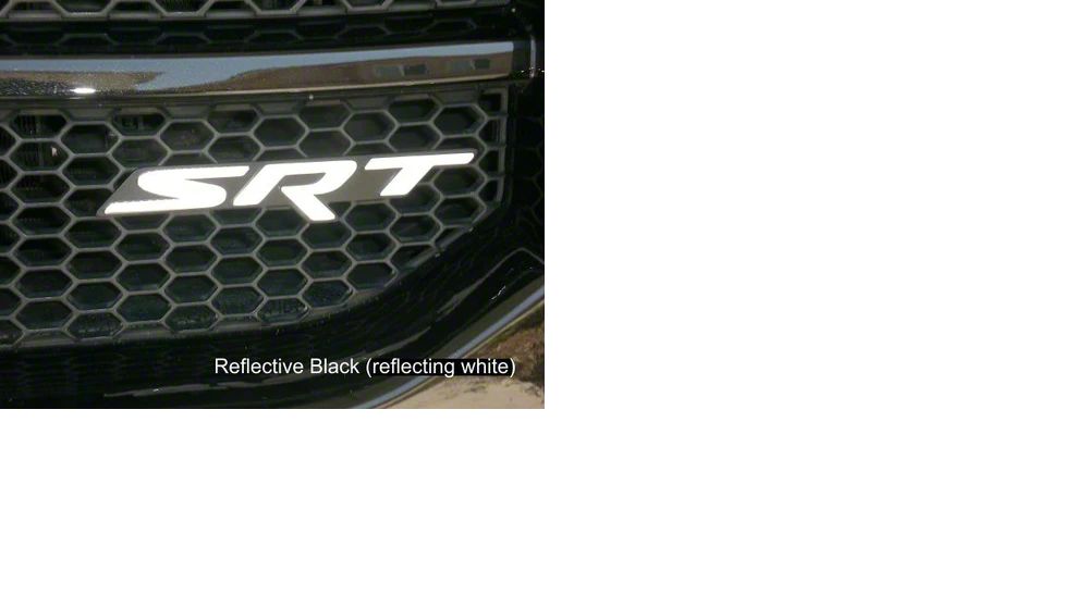 Challenger SRT Emblem Grille or Trunk Overlay Decal; 7-Inch; Pink (08 ...