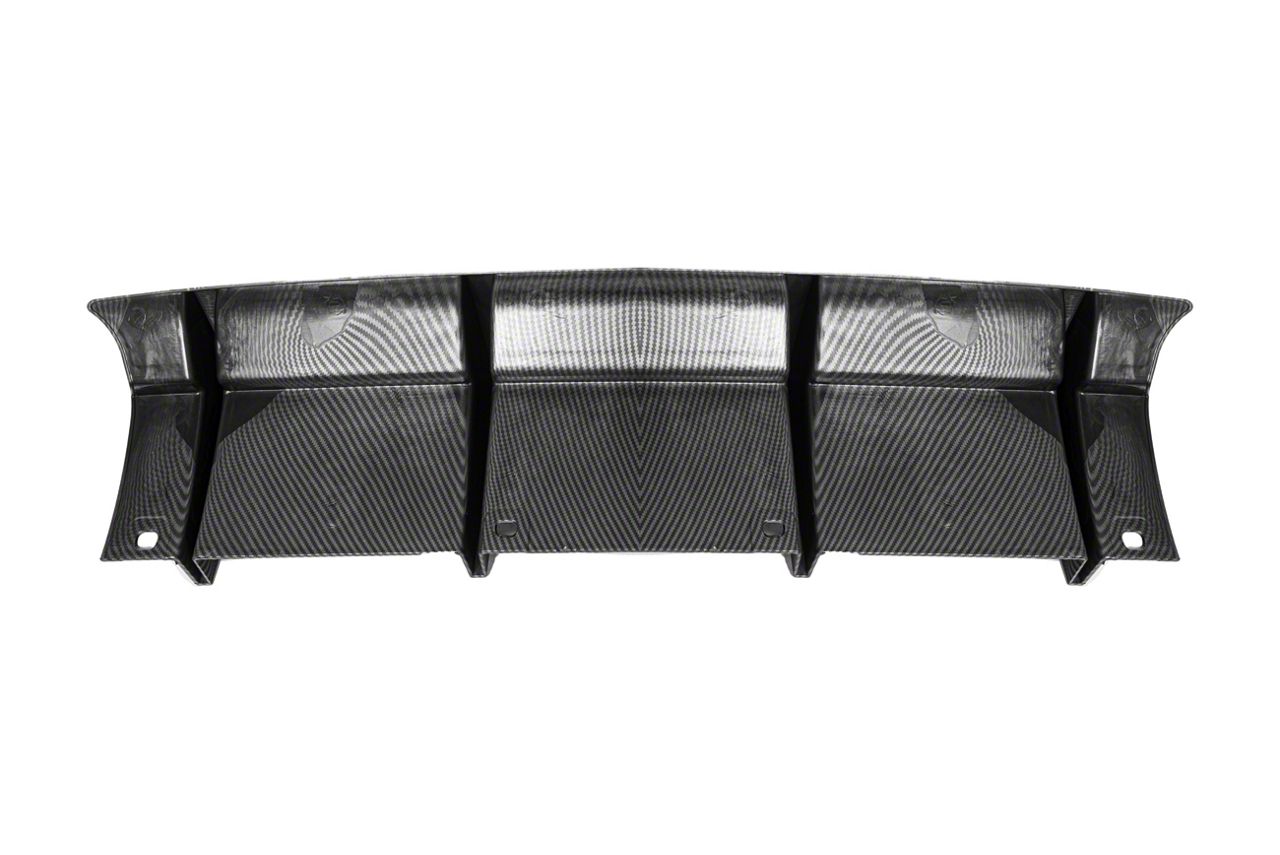 Challenger SRT Style Add-On Diffuser; Hydro-Dipped Carbon Fiber (15-23 ...