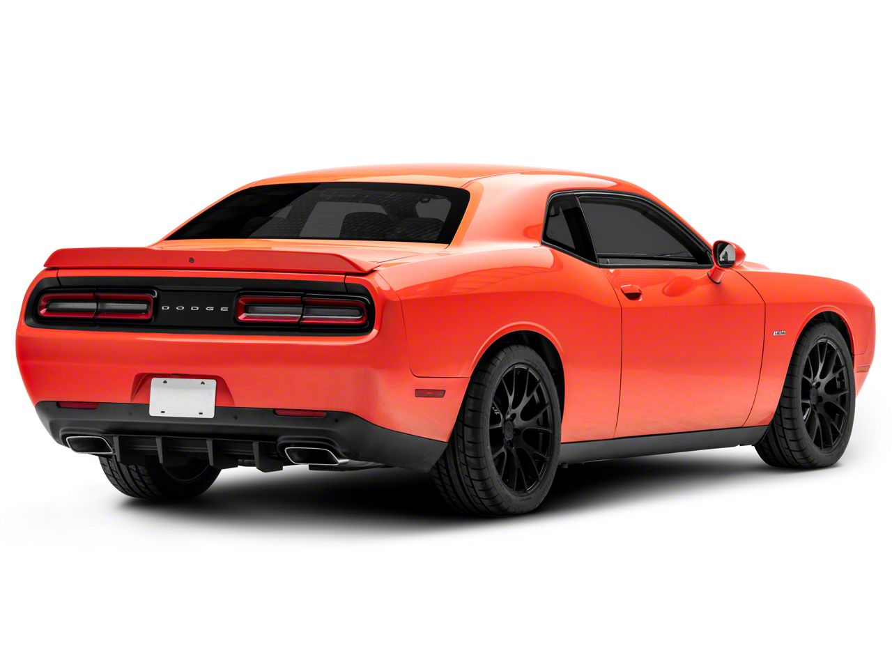 Challenger SRT Style Add-On Rear Diffuser; Matte Black (15-23 ...