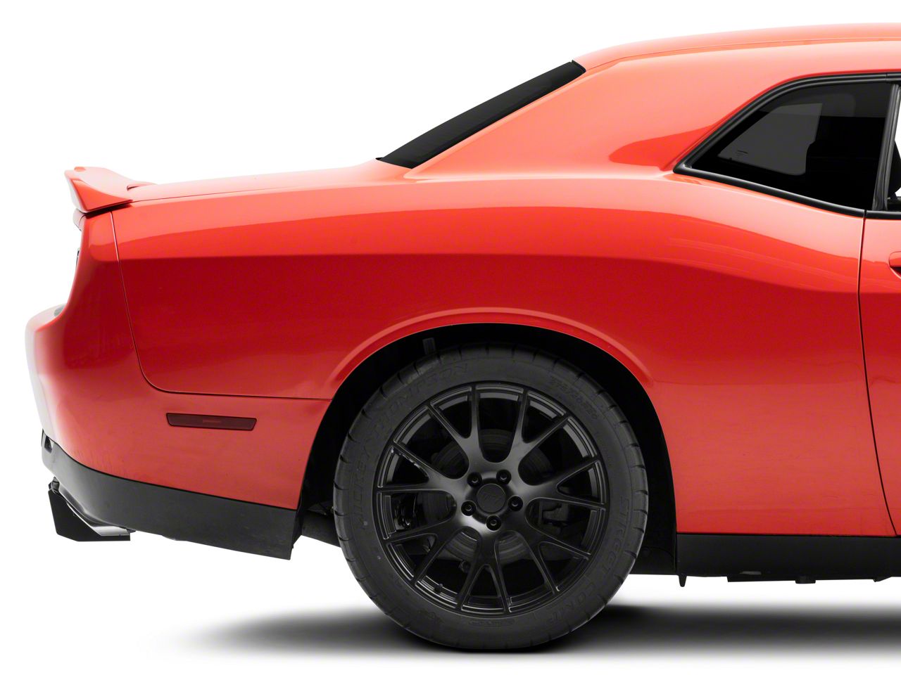 Challenger SRT Style Add-On Rear Diffuser; Matte Black (15-23 ...